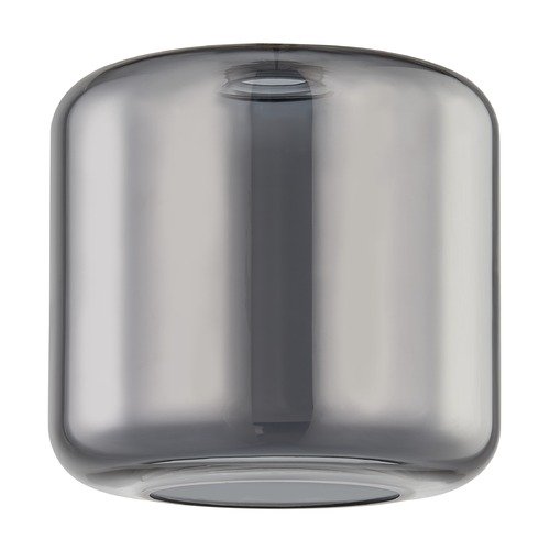 Medium Transparent Smoke Drum Glass Shade with 2-Inch Fitter | GL1070 ...